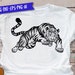 Tiger SVG Jump Tiger Tiger Svg Dfx Eps Png, Print and Cut File for ...