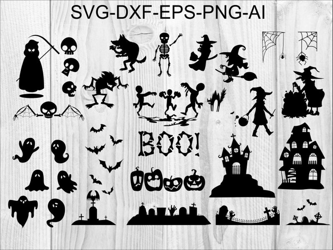 HALLOWEEN SVG #3 Bundle HALLOWEEN Clipart, Halloween Svg Cut Files for ...