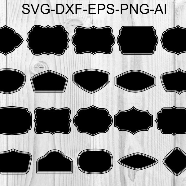 Border Dxf Files - Etsy