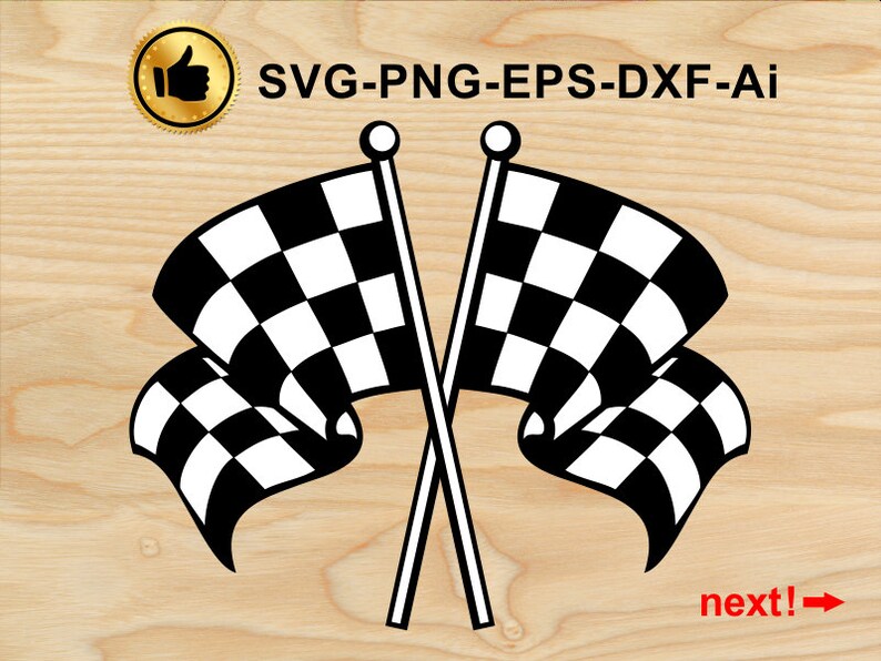 Racing Flag SVG Race Flag SVG Racing Flag Cut Files for - Etsy