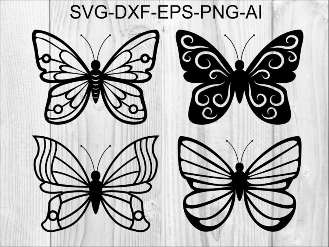 Butterfly Svg 2 Butterfly Svg Bundle Layered Butterfly Bundle Cricut ...