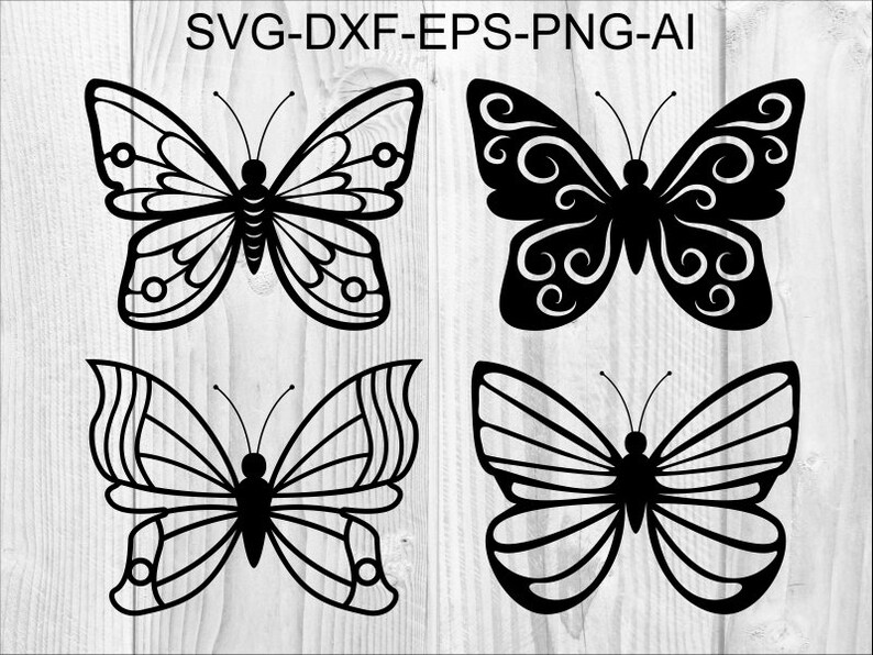 Butterfly Svg 2 Butterfly Svg Bundle Layered Butterfly Bundle - Etsy