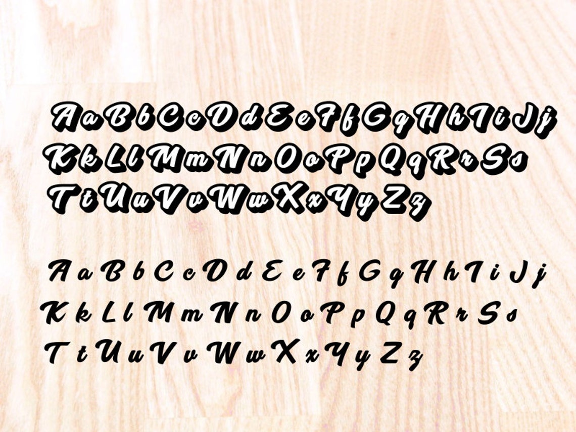Alphabet SVG 1 Fonts Cutfile Calligraphy Font Svg - Etsy Australia