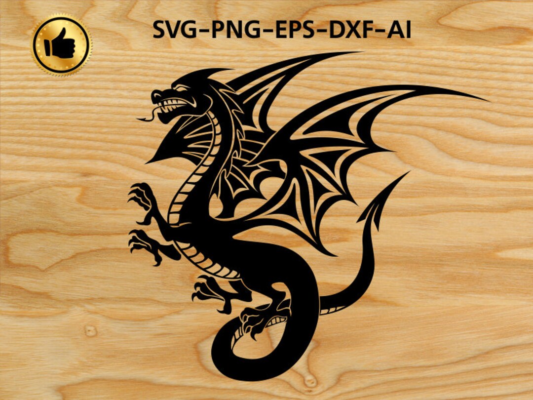 Dragon Design SVG Dragon SVG Dragon T-shirt Dragon Clipart Dragon Cut ...
