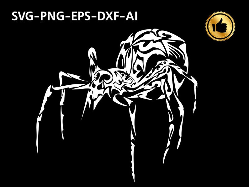 Spider SVG Spider T-shirt Spider Cricut Spider Tattoo Spider - Etsy