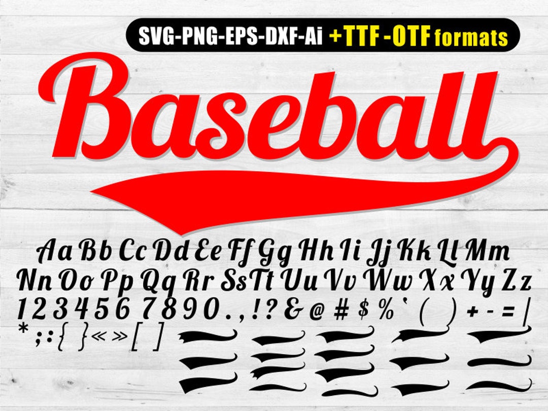 Baseball Font Svg, Baseball Alphabet, Baseball Letters, Svg Font With ...