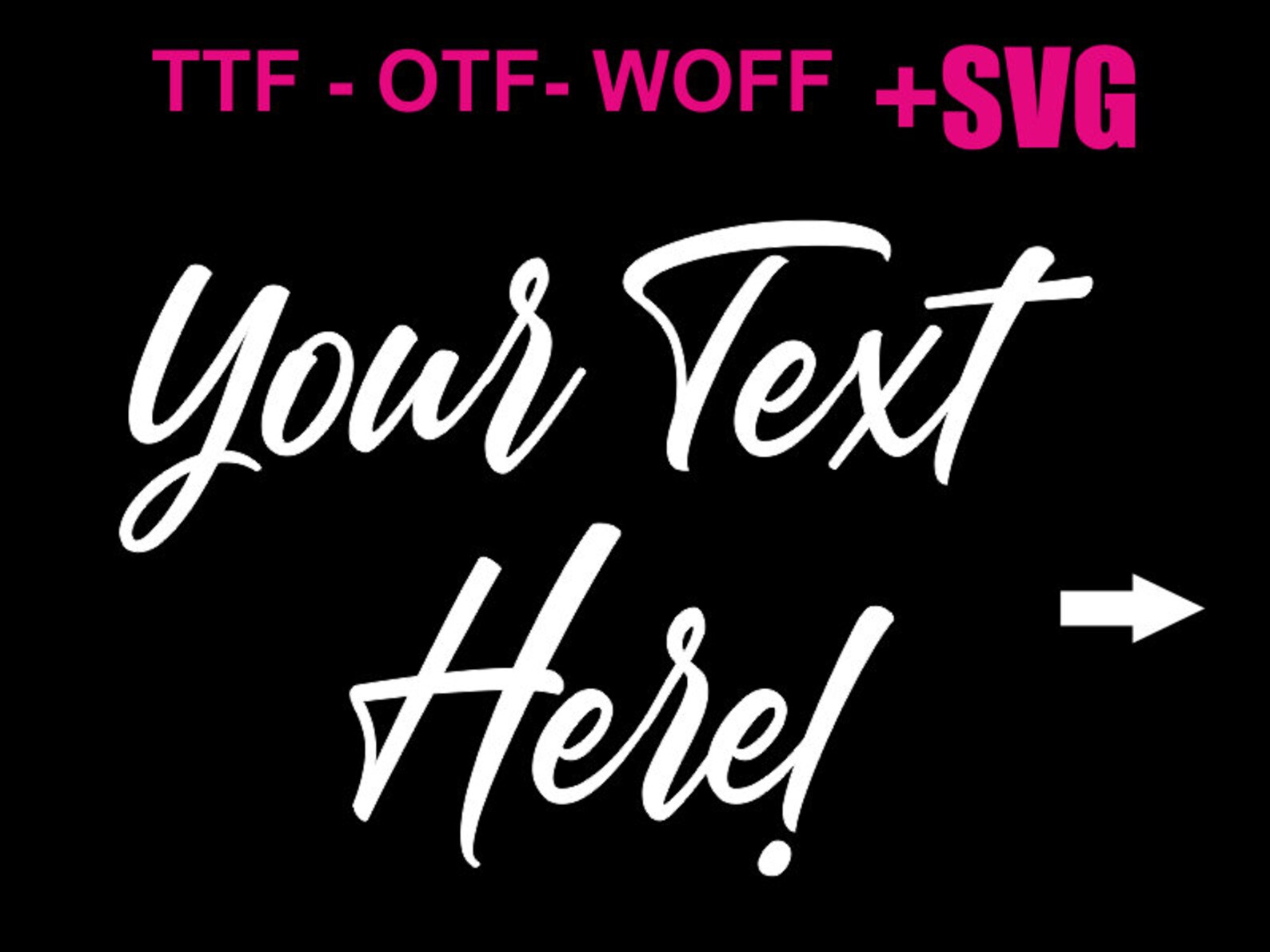 Alphabet SVG 5 Fonts Cutfile Calligraphy Font Svg - Etsy