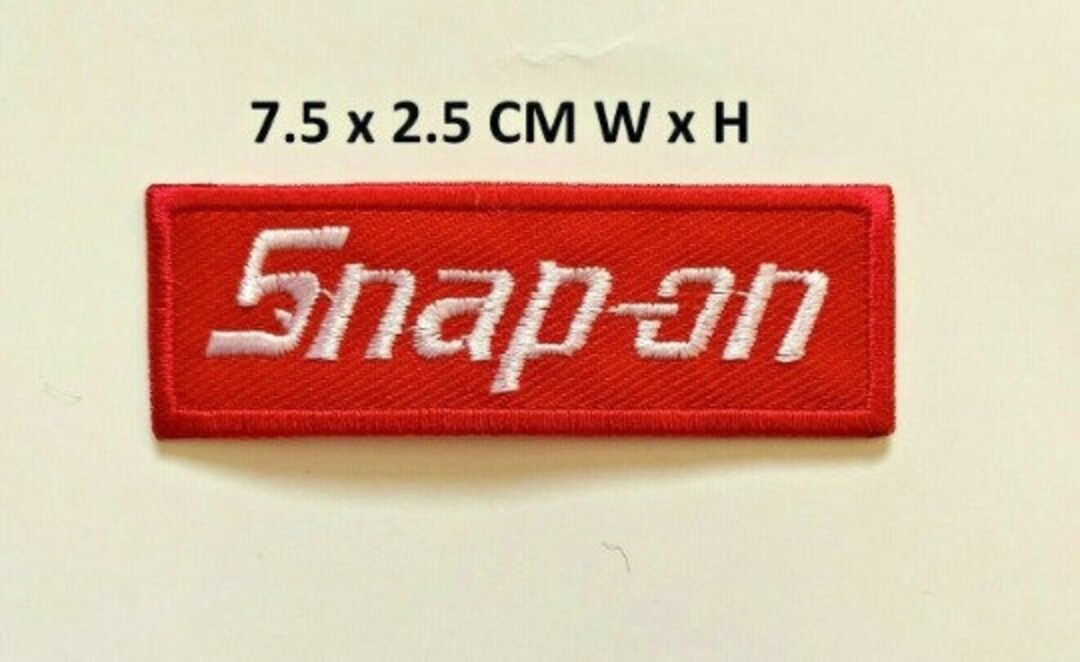 Snap on Embroidered Iron on Sew on Patch Badge Jacket Jeans Vestbagnewn ...