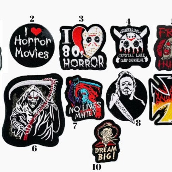 Horror Patch - Etsy