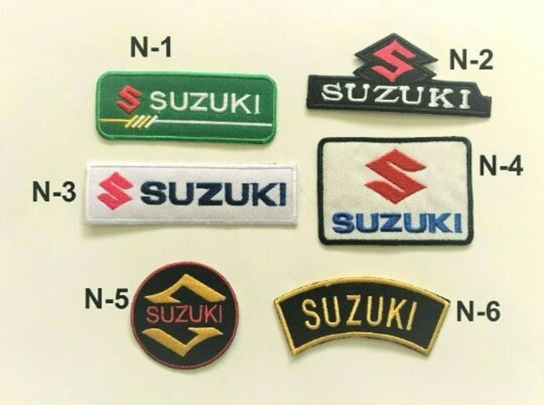 Suzuki Car Motorcycle Sports Racing Embroidered Patch Badge Sew / Iron ...