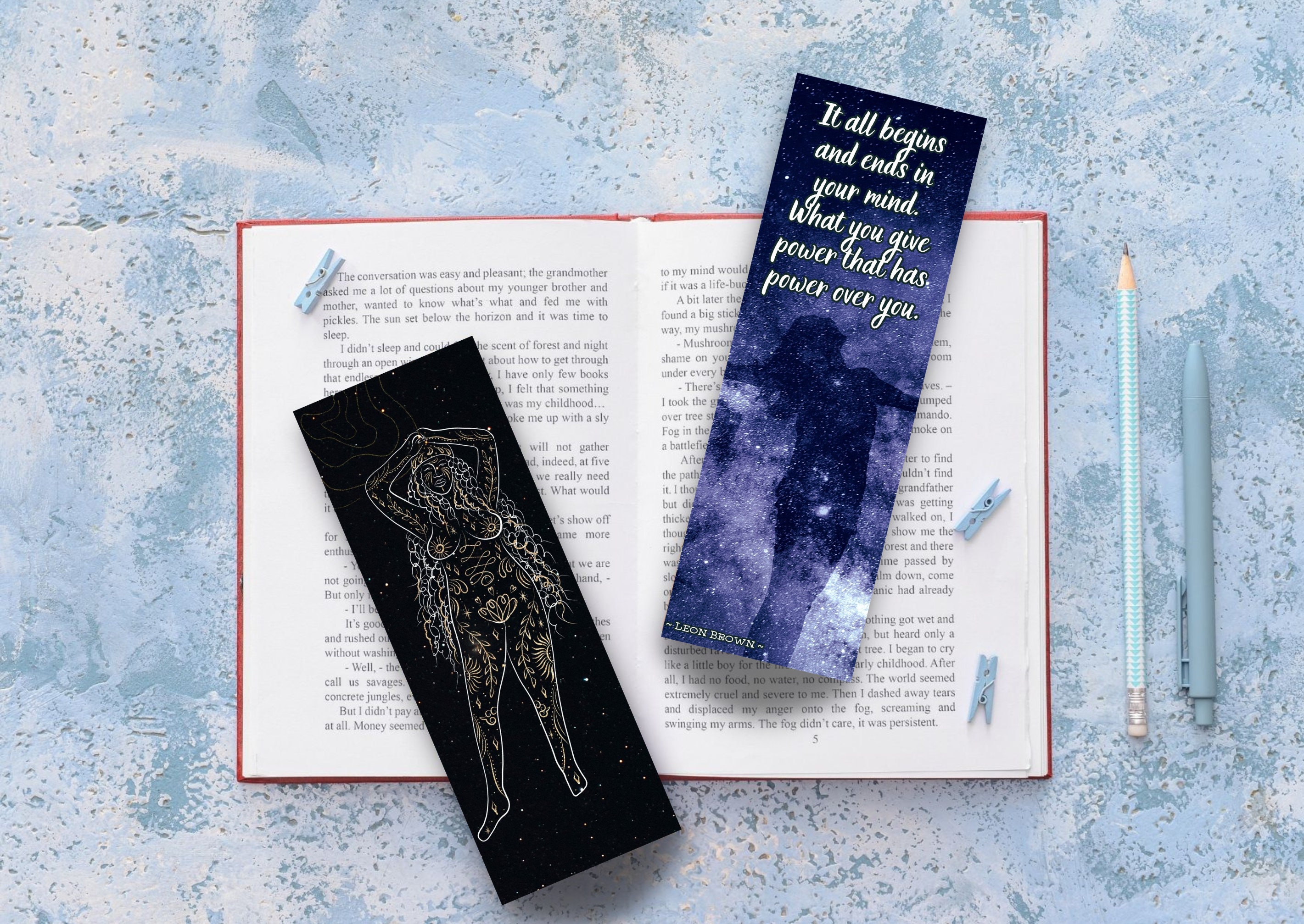 Celestial Bookmark Set Printable - 4 Pieces| Bookmark Designs ...