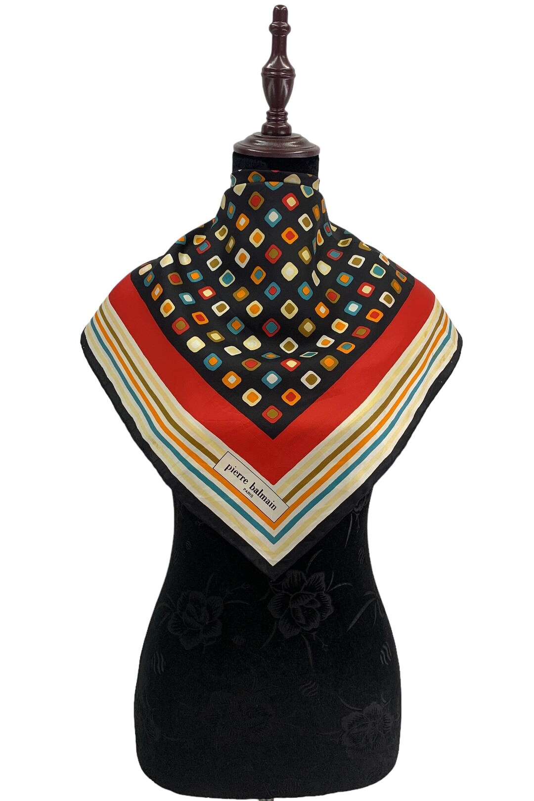 Vintage Pierre Balmain Scarf Classic Scarves Pierre Balmain Silk Scarf ...