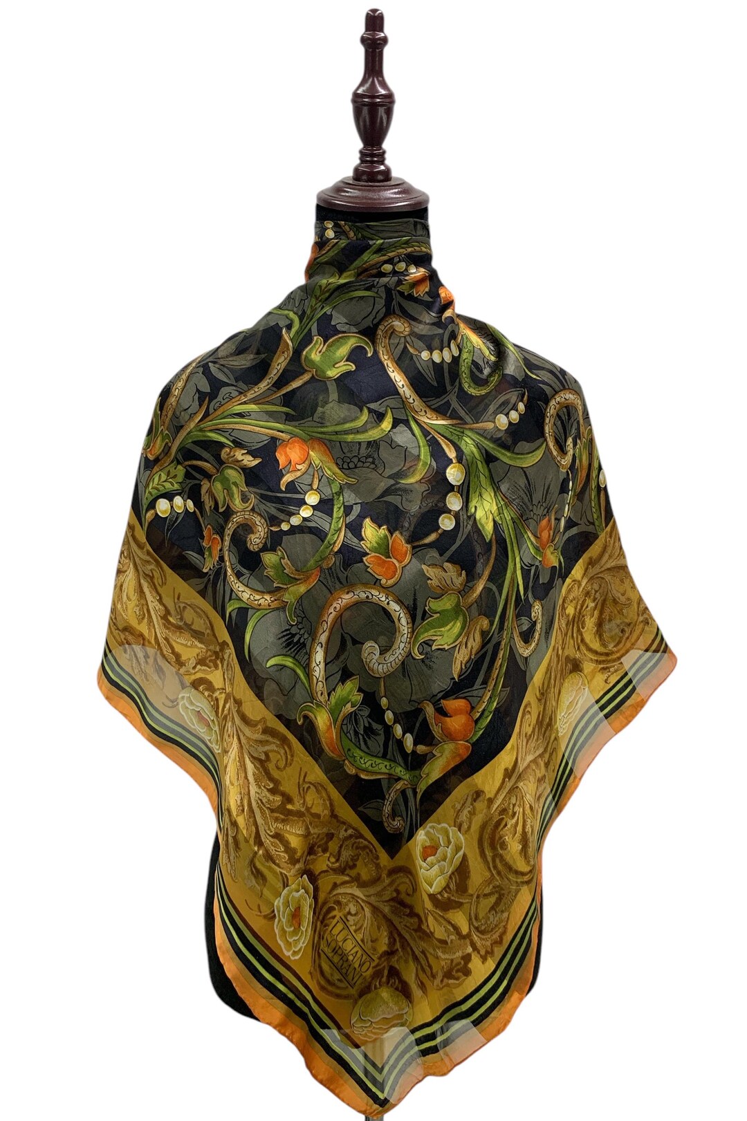 Vintage Luciano Soprani Scarf Neckwear Accessories Scarf Luciano ...