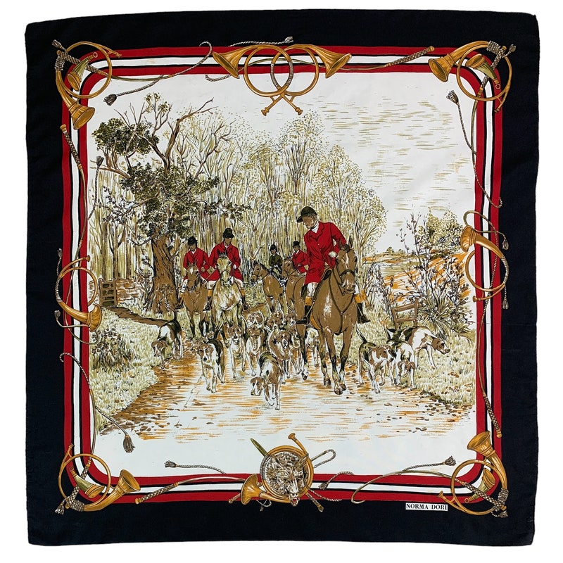 Scarf With Horses - Etsy