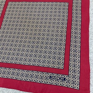 Vintage Scarf Givenchy Silk Scarf Monogram Givenchy Square Scarf ...