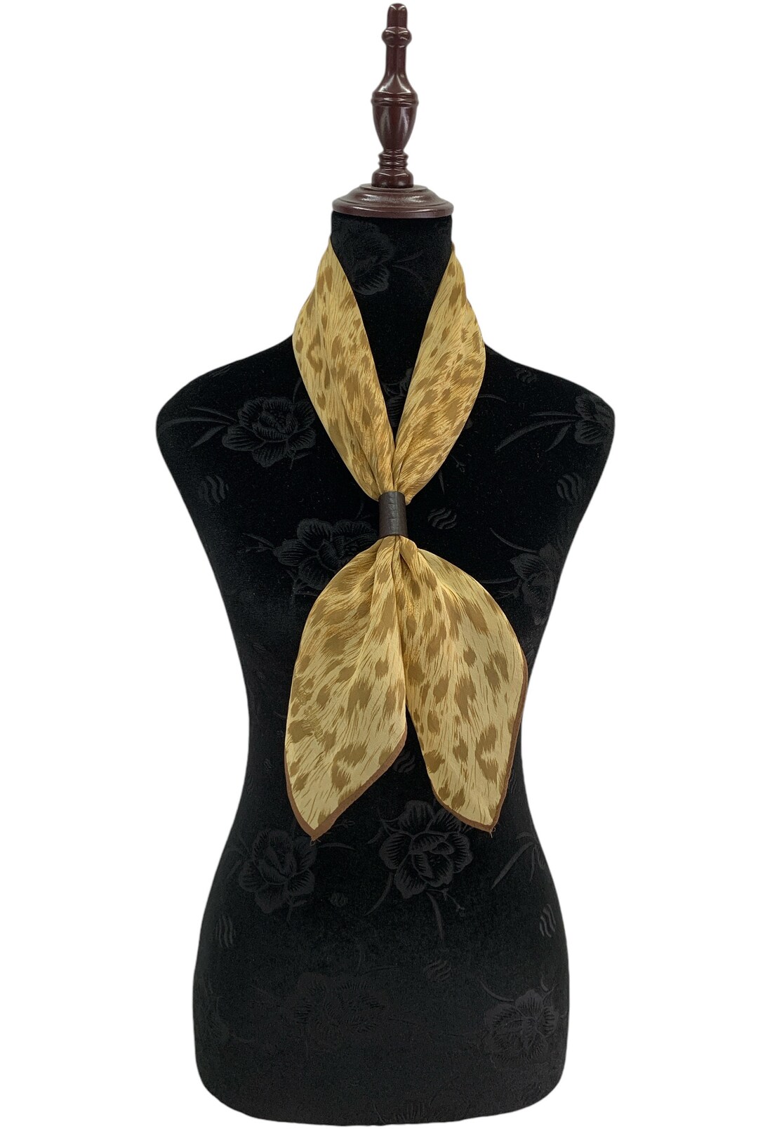 Vintage Junko Shimada Silk Scarf Animal Pattern Neckerchief Junko ...
