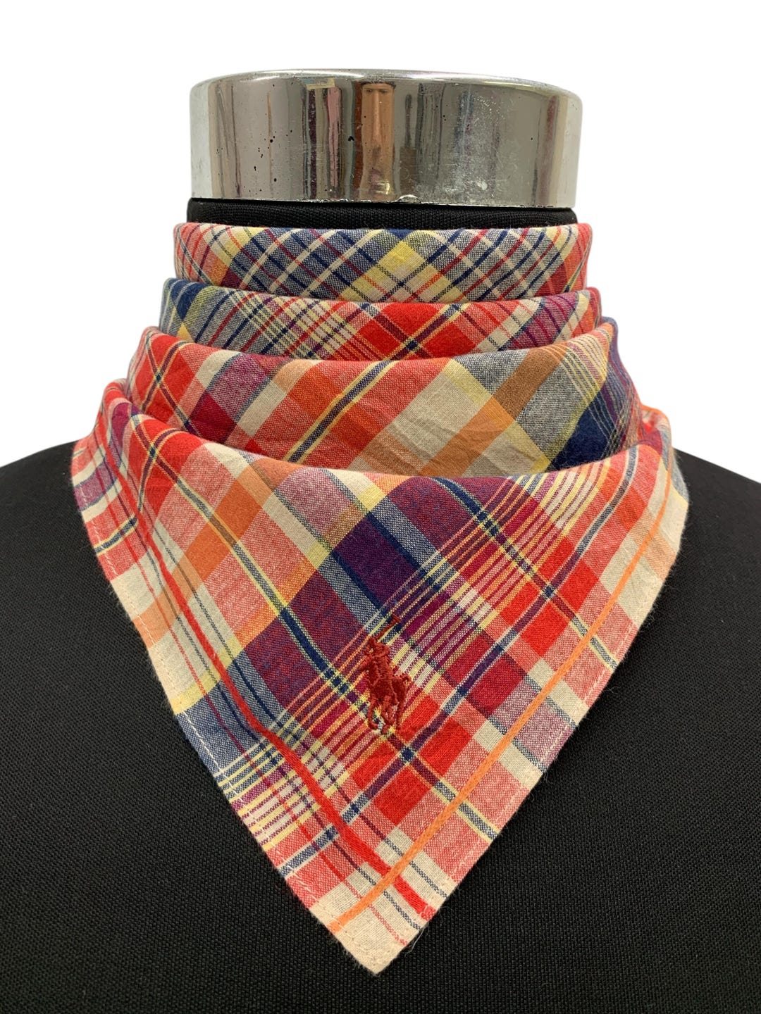 Vintage Polo Ralph Lauren Neckerchief Scarf Fold Neck Scarf Neckcloth ...