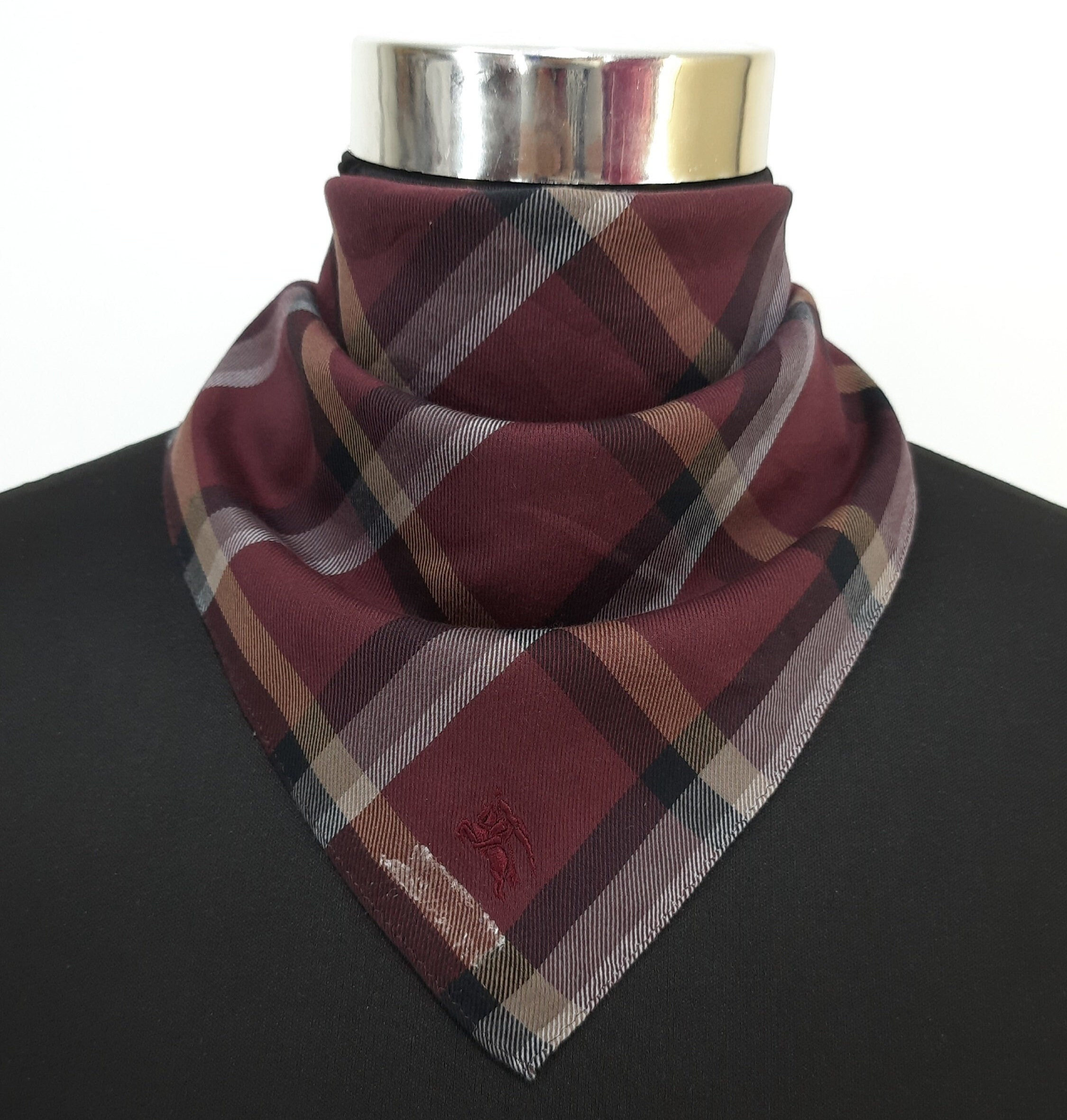 Vintage Scarf Burberrys Neckerchief Vintage Burberrys - Etsy