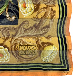 Vintage Luciano Soprani Scarf Neckwear Accessories Scarf Luciano ...