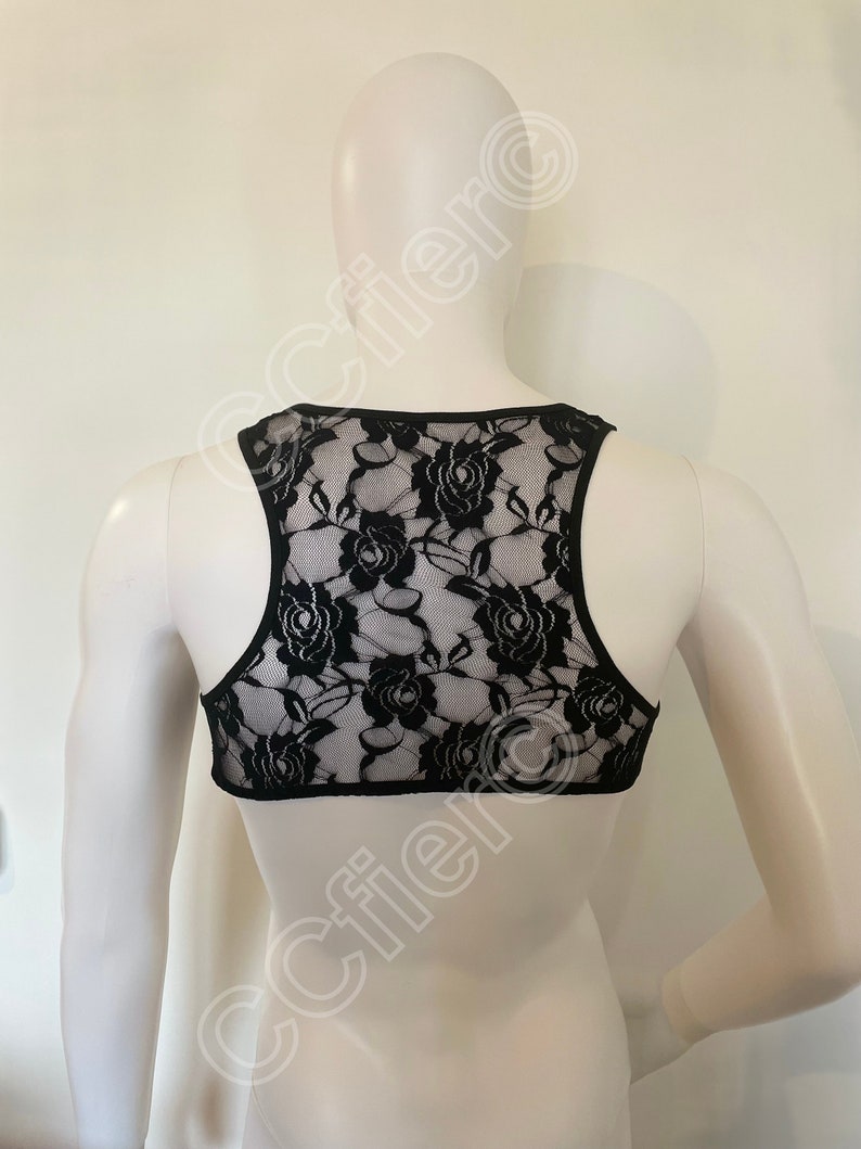 Crop Tank Top Black for Men - Etsy Australia