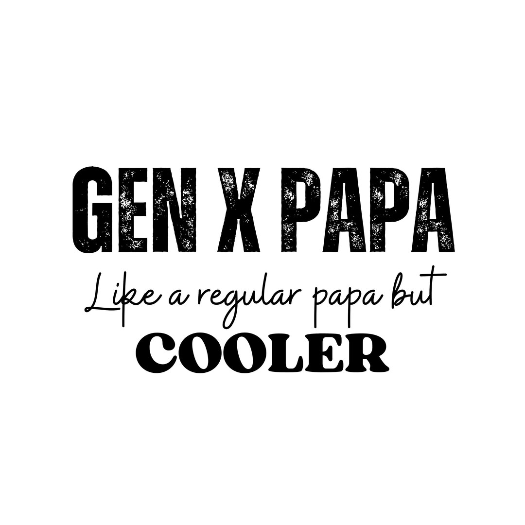 GEN X PAPA Design - Etsy