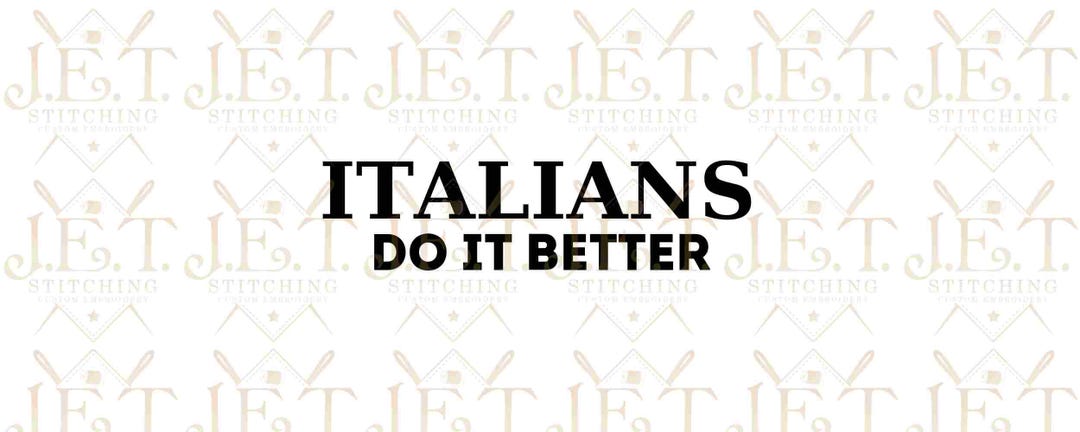 Italians Do It Better Design - Etsy