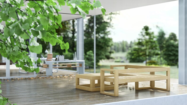 DIY Outdoor Patio Bench PLANS, Seating Bench Plans, Easy to Build, All ...