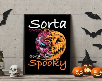 Cute Halloween Poster - Etsy