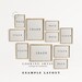Winter Gallery Wall Art Bundle Vintage Neutral Holiday Living Room ...