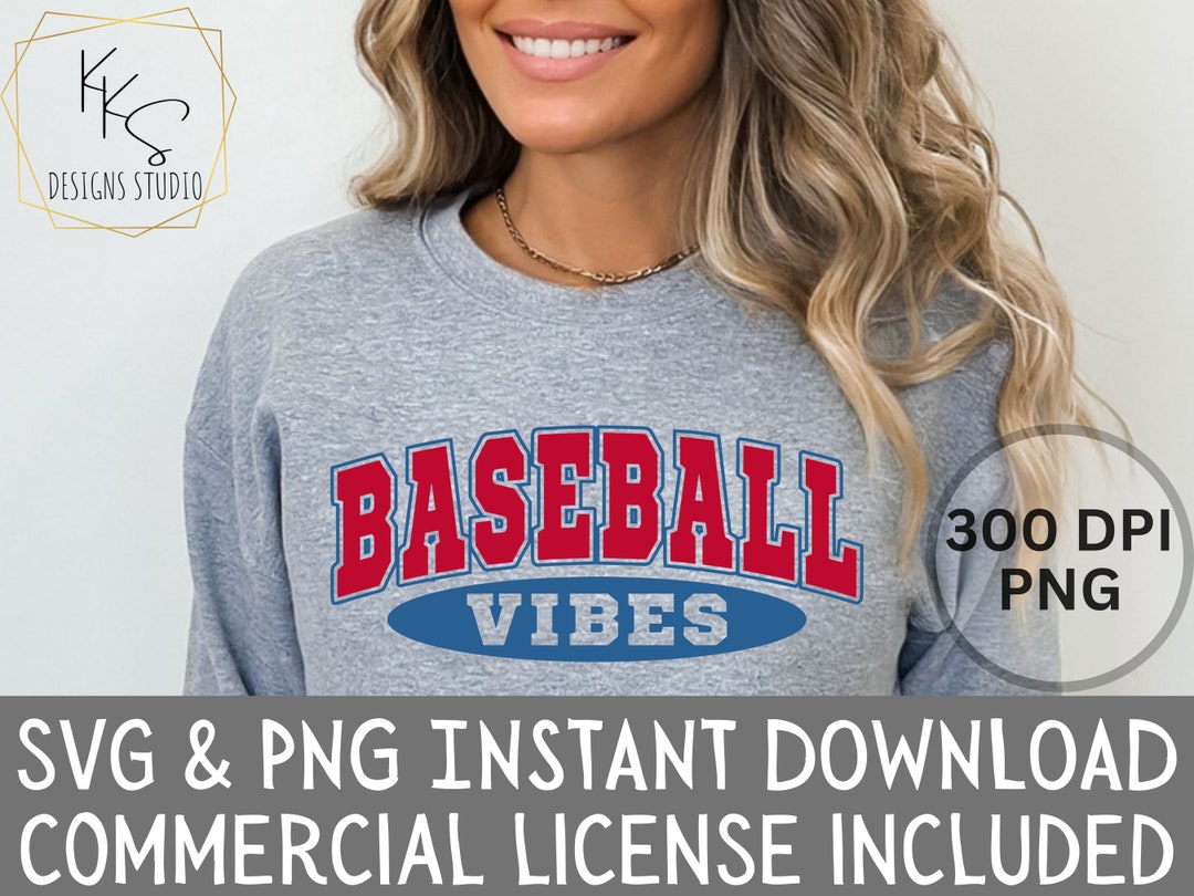 Baseball Vibes Svg Png, Baseball Png Svg, Baseball Life Svg Png ...