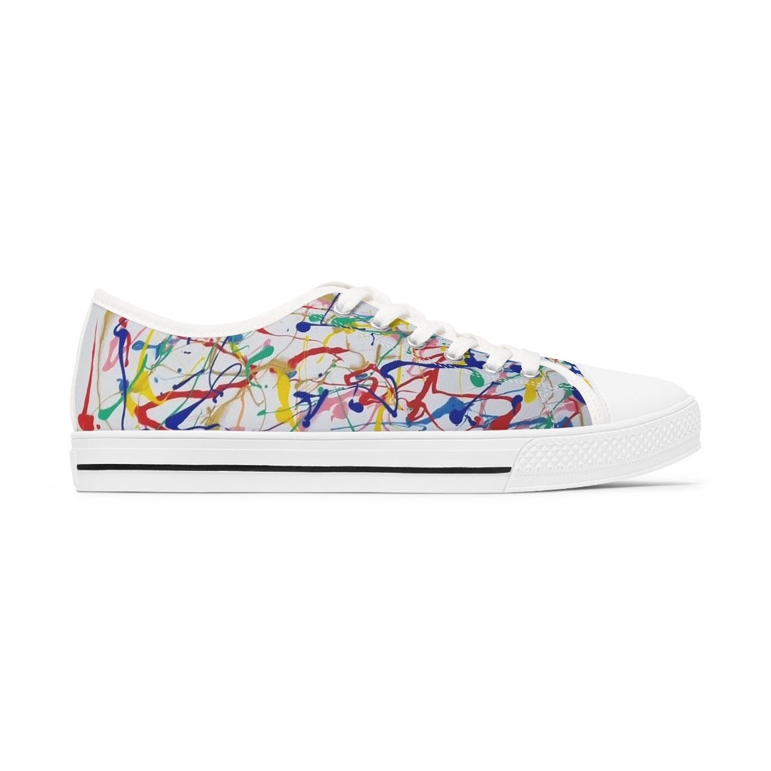 Rainbow Riot Low Top Sneakers - Etsy