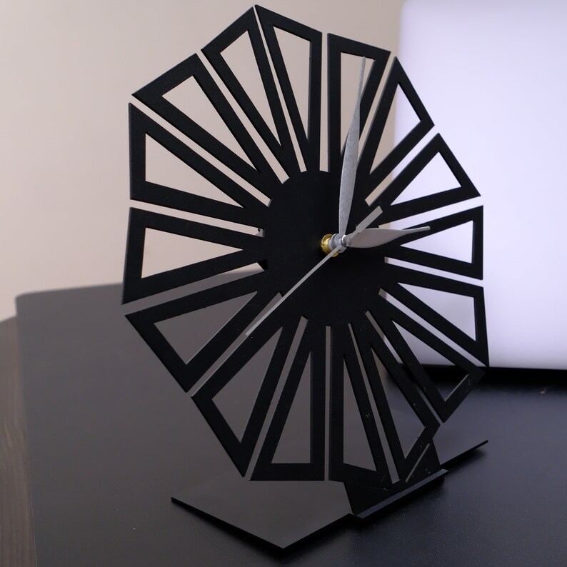 Modern Round Circle Desk Clock Office Accessories for Women - Etsy