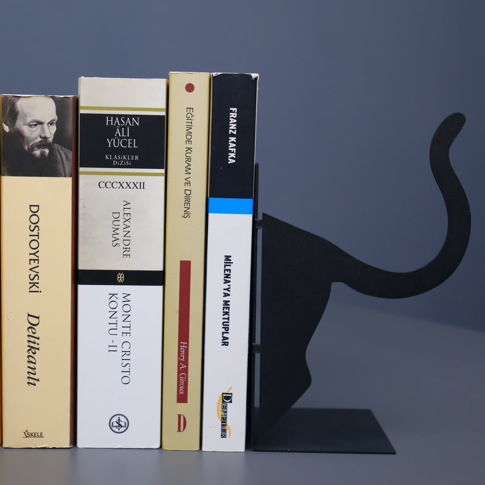 Cute Cat Metal Bookends Heavy and Durable Bookends Cute Cat - Etsy