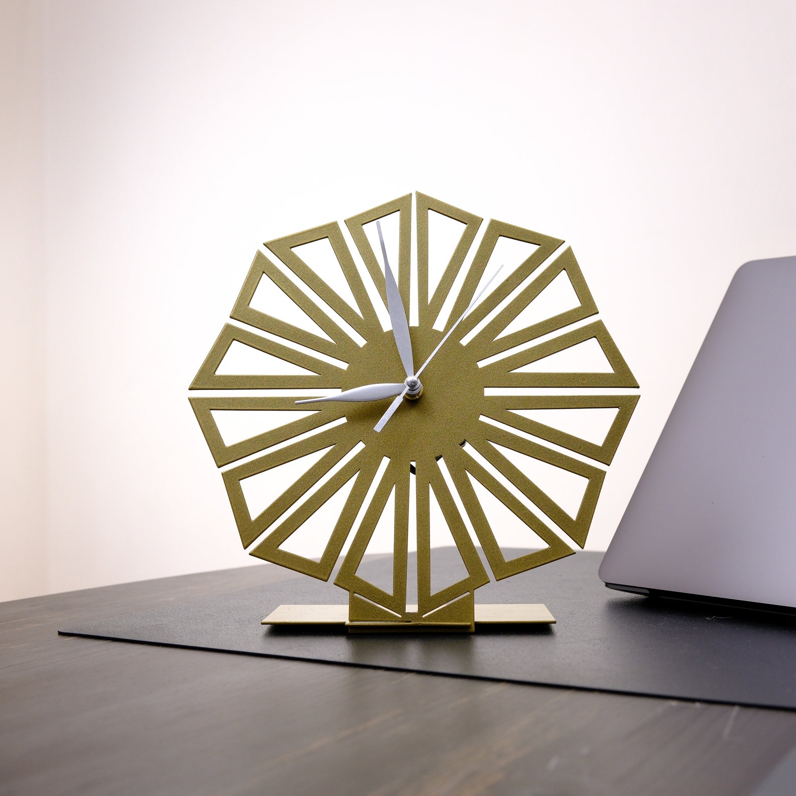 Modern Round Circle Desk Clock Office Accessories for Women - Etsy
