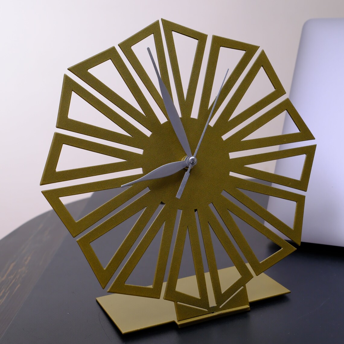 Modern Round Circle Desk Clock Office Accessories for Women - Etsy