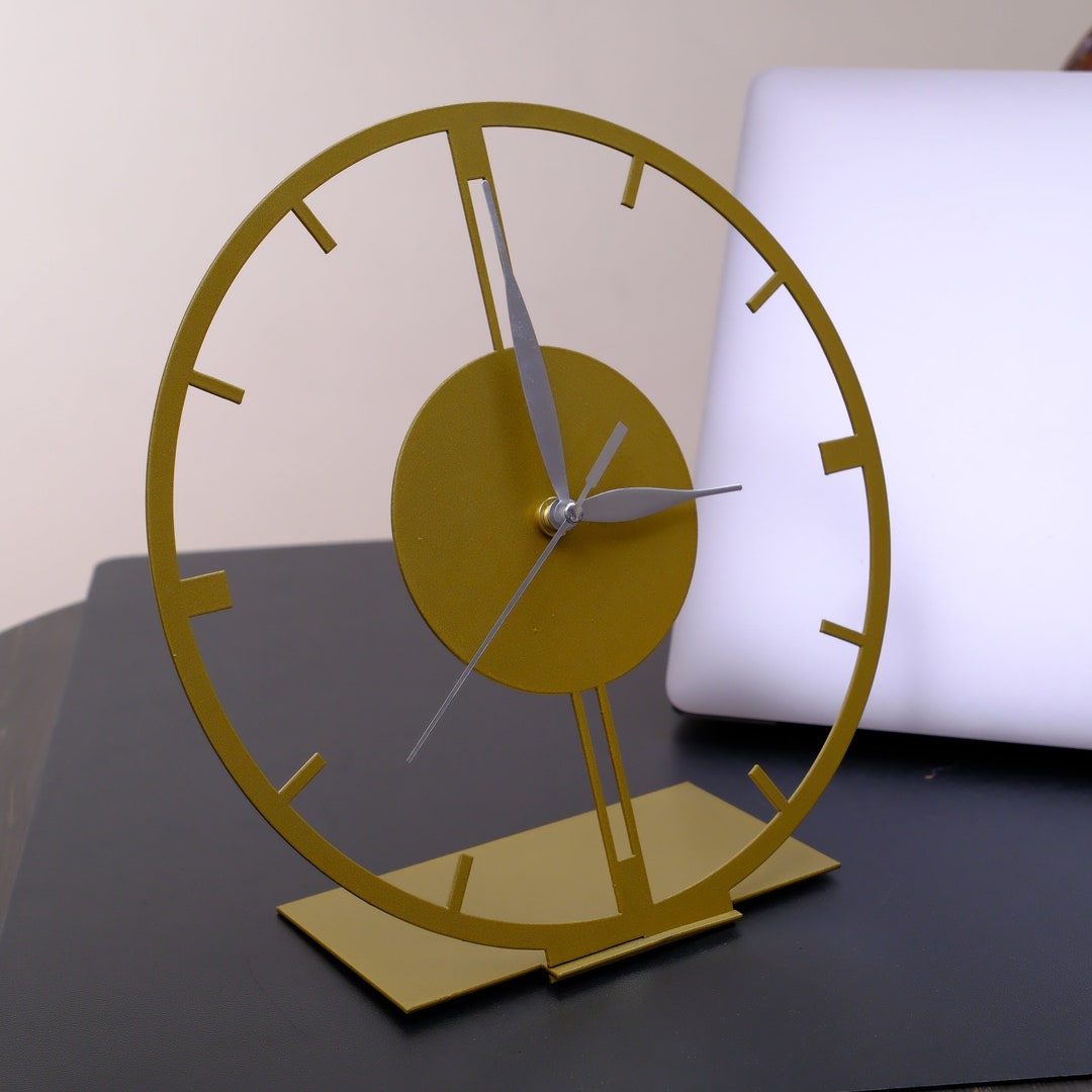 Unique Office Desk Clock Office Decors Women Desk Tabletop - Etsy