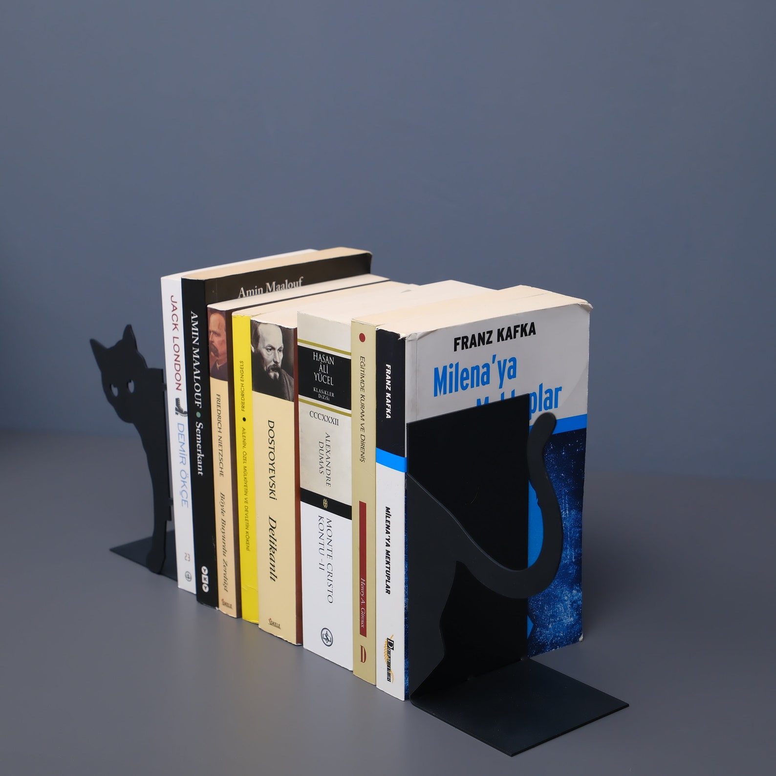 Cute Cat Metal Bookends Heavy and Durable Bookends Cute Cat - Etsy