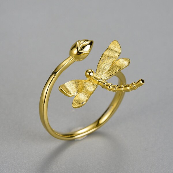 Dragonfly Toe Ring - Etsy