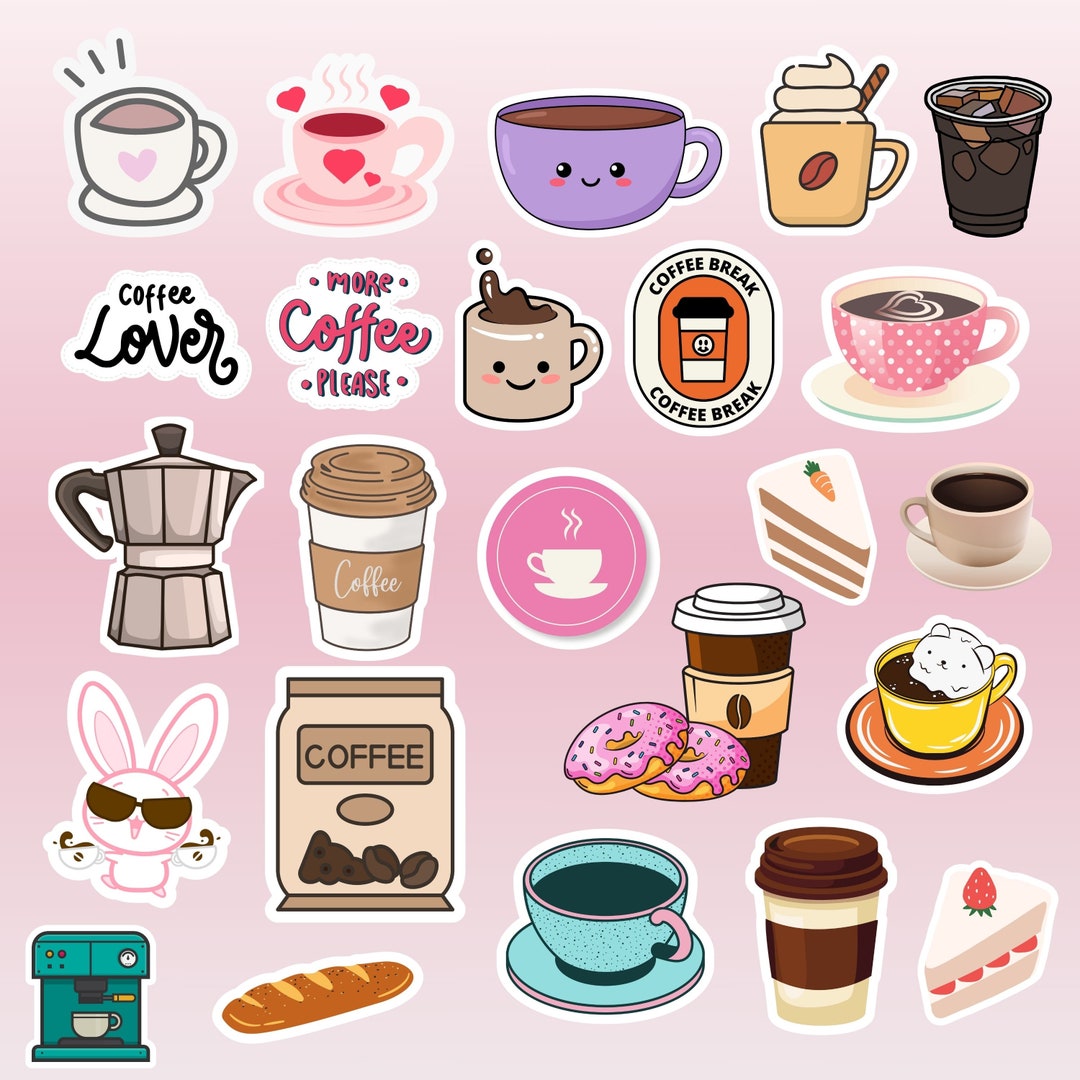 Sticker Sheet PDF for Printing Stickers Printable Stickers ...