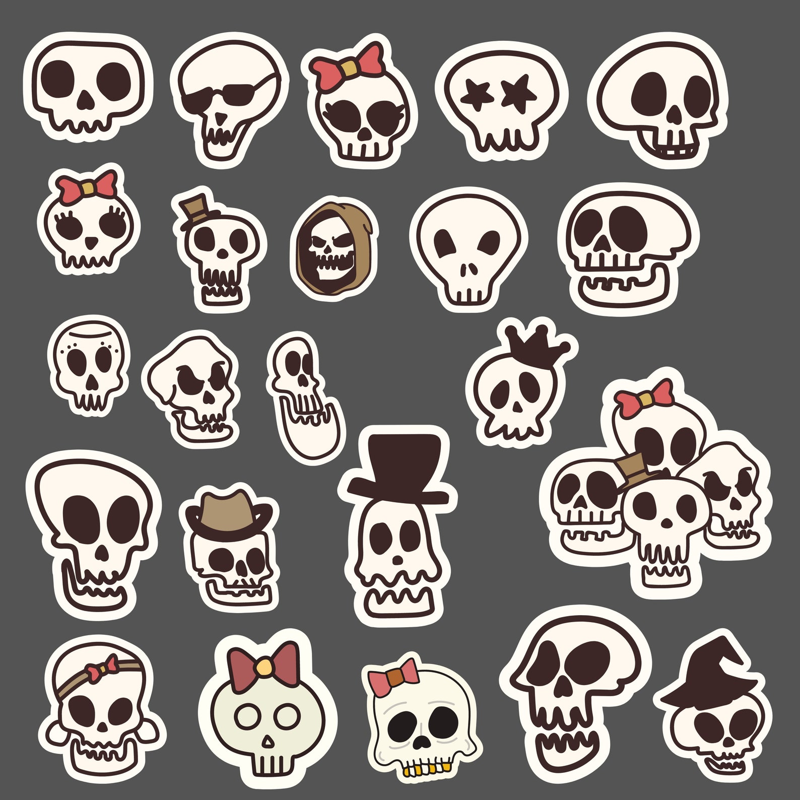 Sticker Sheet PDF for Printing Stickers Printable Stickers ...
