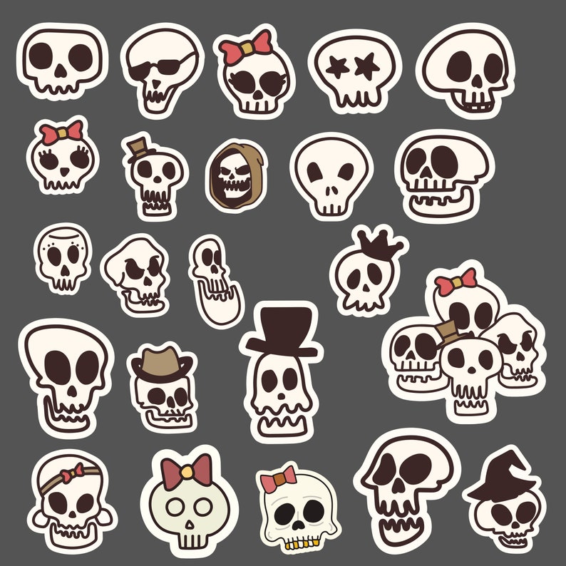 Sticker Sheet PDF for Printing Stickers Printable Stickers ...