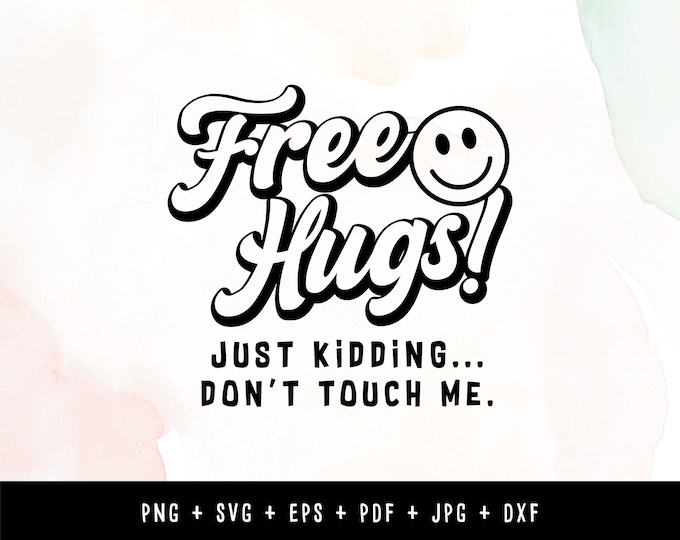 Hug Monster / SVG DXF EPS / Scary Monster Giving You a Free Hug ...