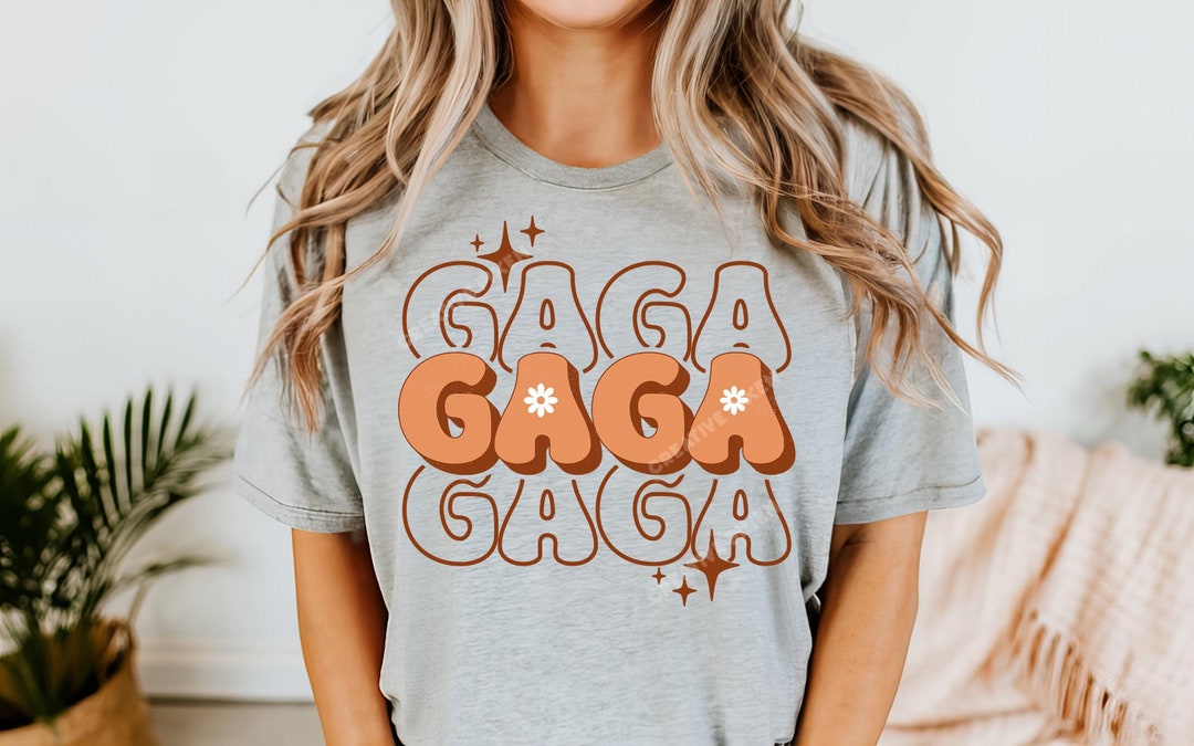 Retro GAGA Name Digital Download – Fun and Trendy PNG Design for T ...