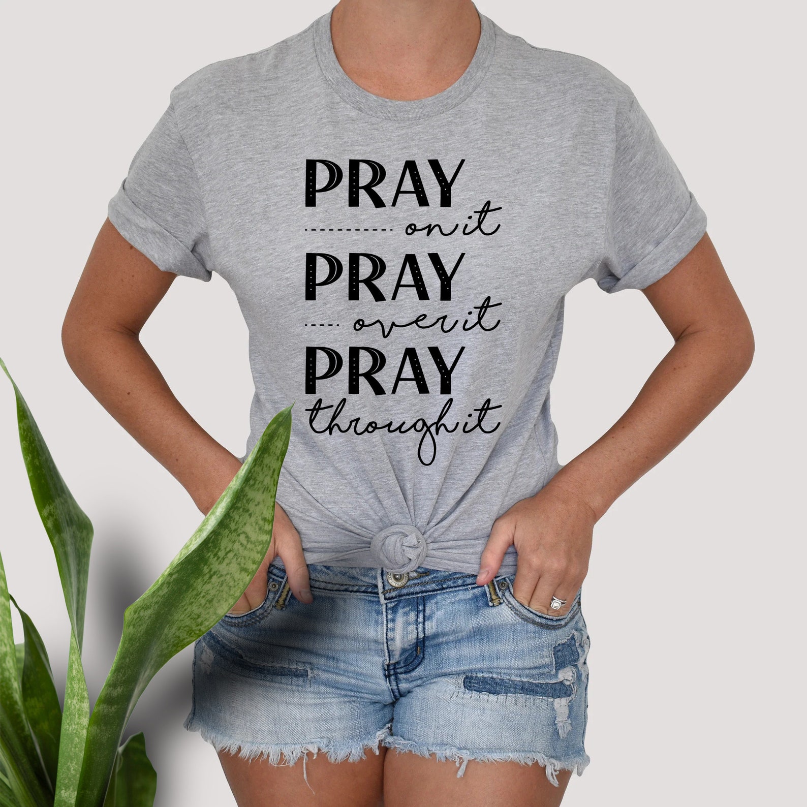 Pray on It SVG, Pray Over It, Pray Through It SVG, Png Files for Cricut ...