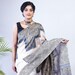 Classy Silver Grey Saree From Ramdhanu Ethnic - Etsy