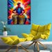 Abstract Conga Drummer Art Print: Percussionist Gift, Salsa Music ...