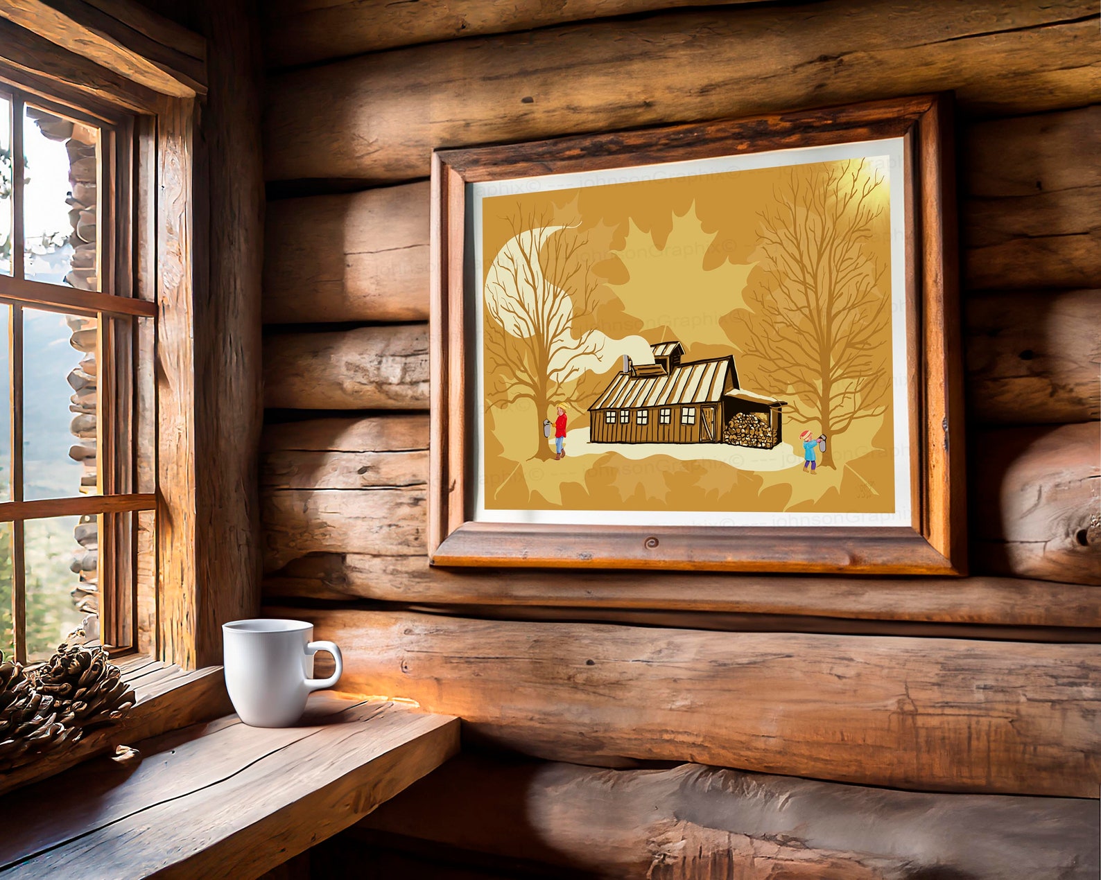 Maple Syrup Wall Art Print, Maple Sap Harvest Poster, Syrup Label Print ...