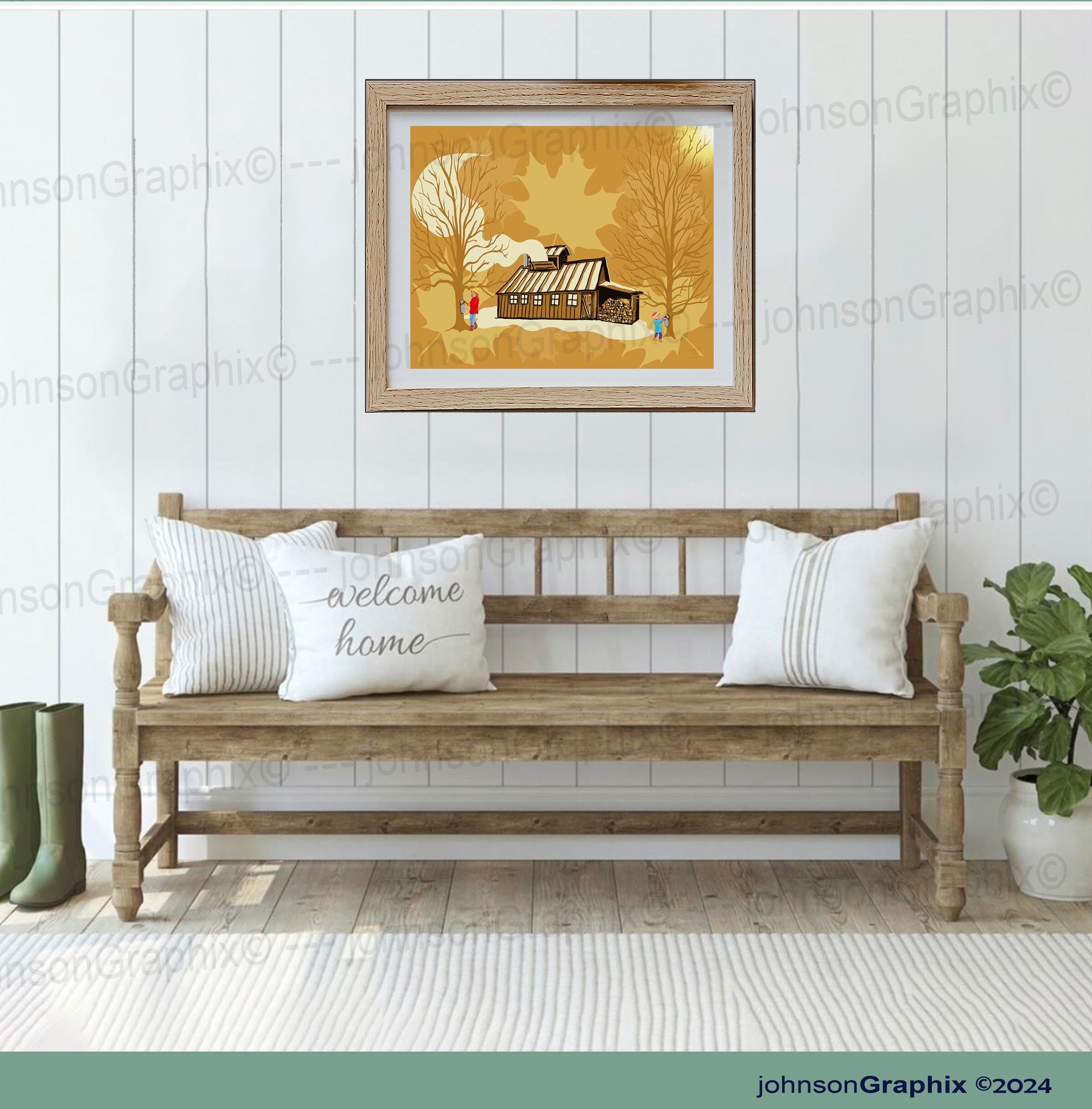 Maple Syrup Wall Art Print, Maple Sap Harvest Poster, Syrup Label Print ...