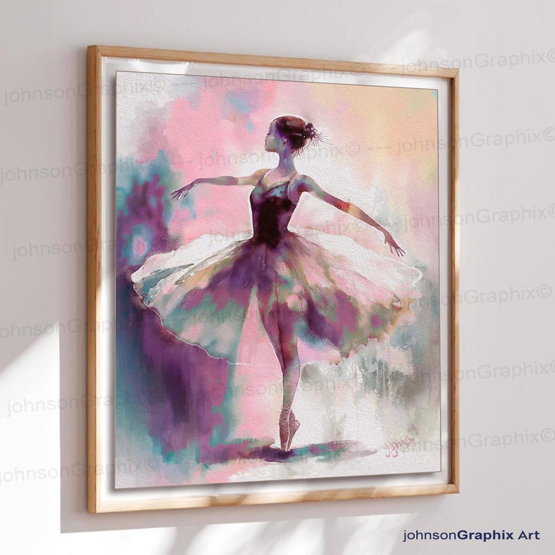 Ballet Watercolor - Etsy