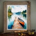 Scenic Kayaking Adventure - 3 Piece Wall Art Set | Kayak Poster Trio ...
